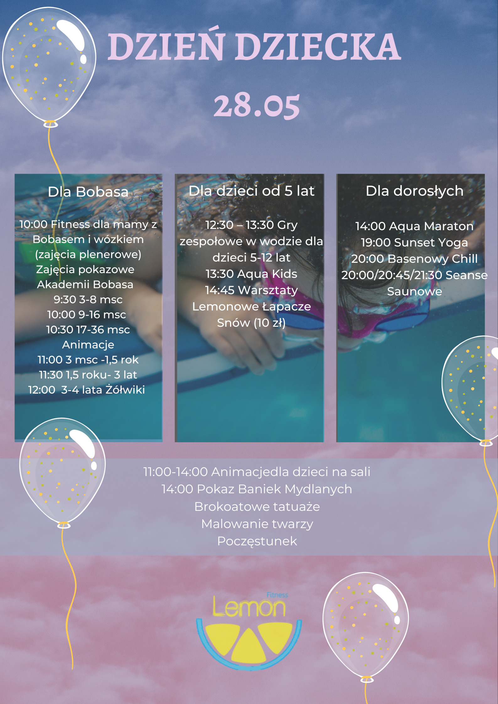 Dzień dziecka z Lemonem – Lemon Fitness Kraków